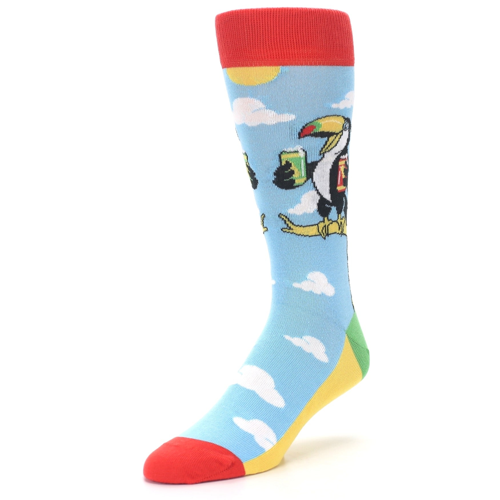Two-Can Toucan Socks - Men's Novelty Dress Socks