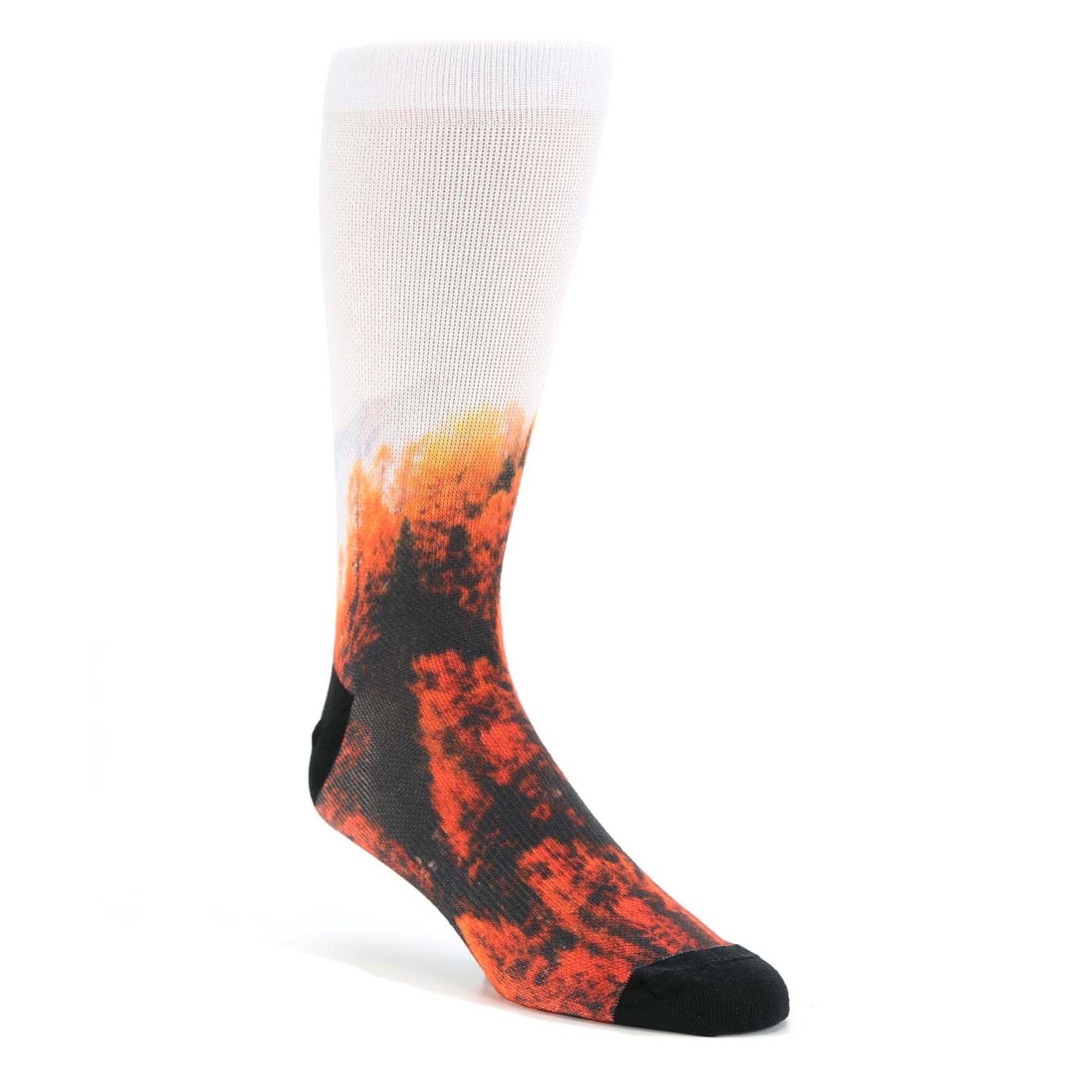Happy Place Forest Custom Print Men's Socks