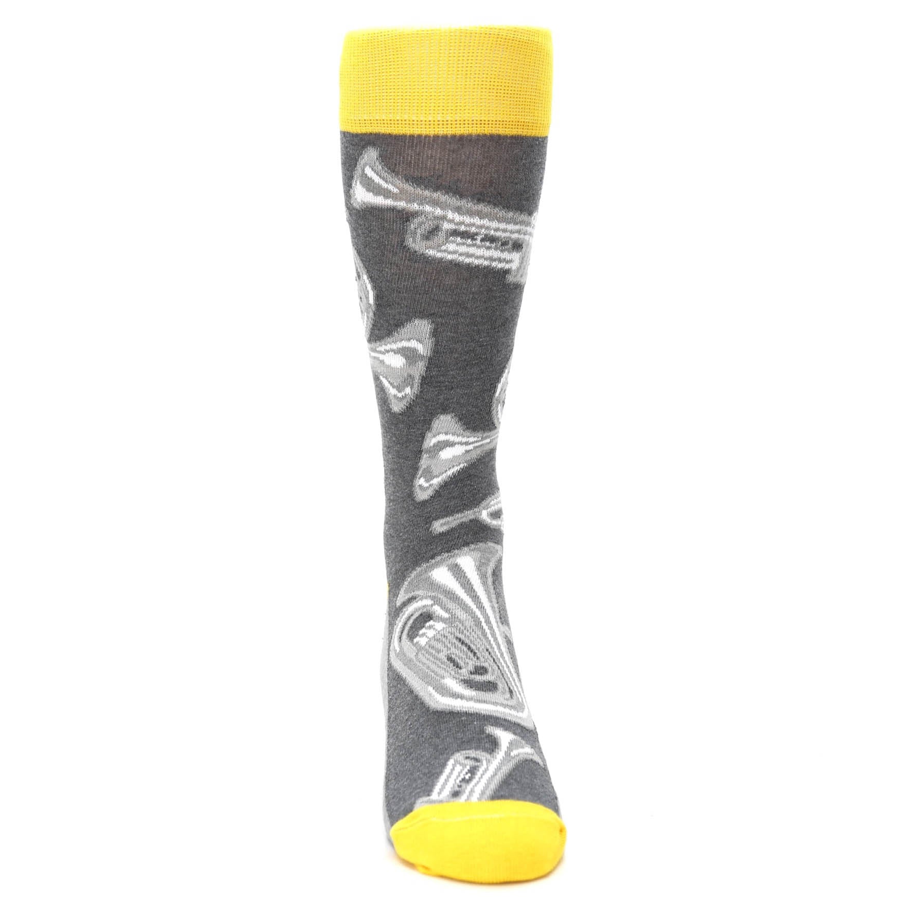 Brass Instruments- USA Made Men's Dress Socks